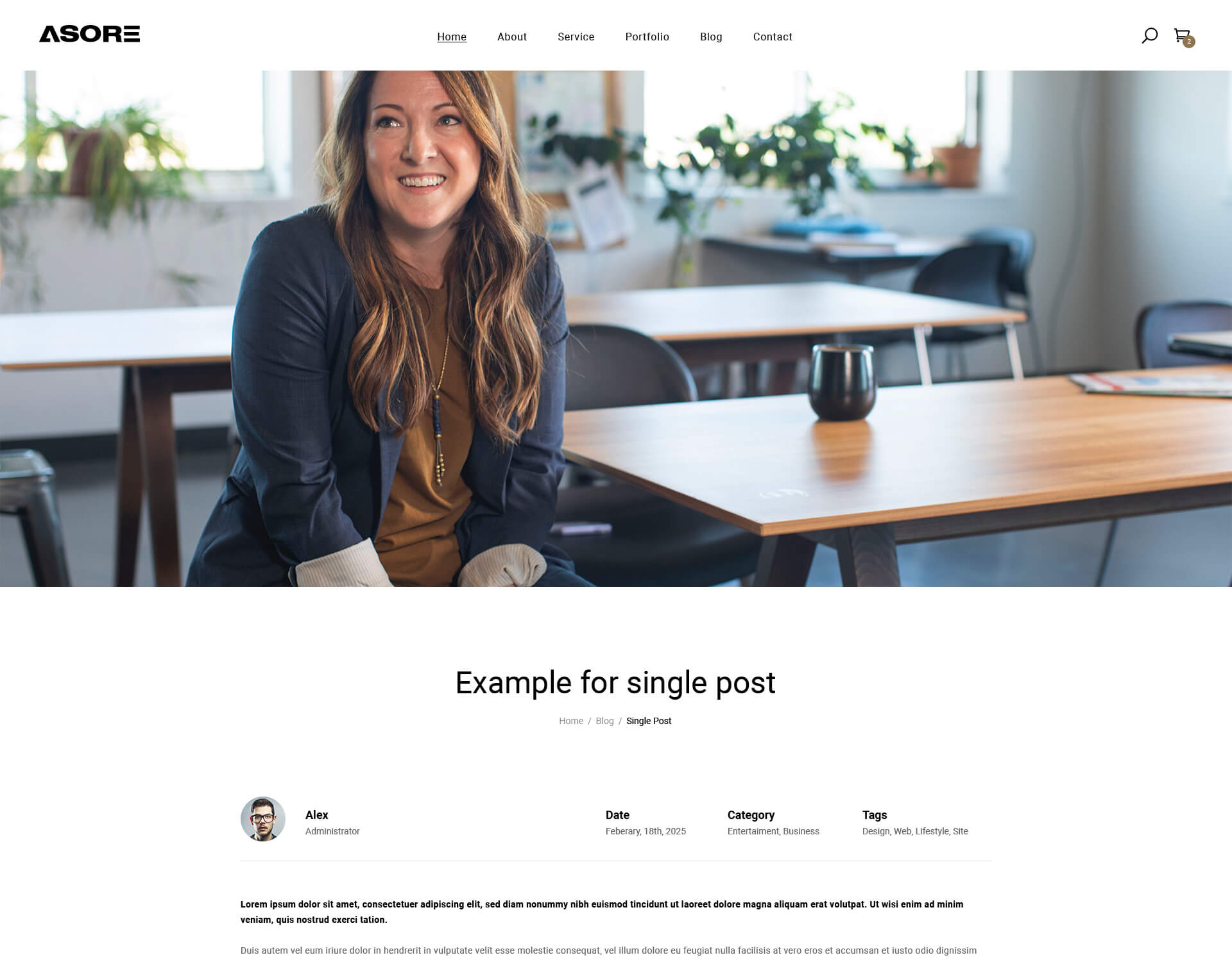 Asore – Business Bootstrap 5 Template