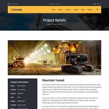 Brenda - Construction HTML Template